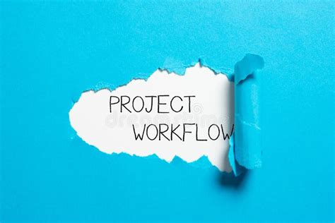 Text Sign Showing Project Workflow Conceptual Photo Evaluate Your