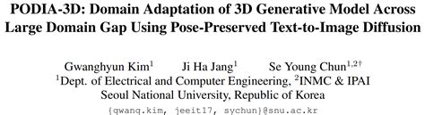 podia 3d 3d生成模型的域自适应解决框架 智源社区
