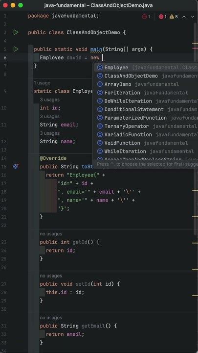 Java Fundamental Classes And Objects Youtube