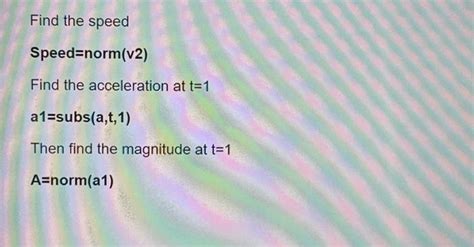 solved for the position function r t t∧2 5t−1 2t∧3−t a