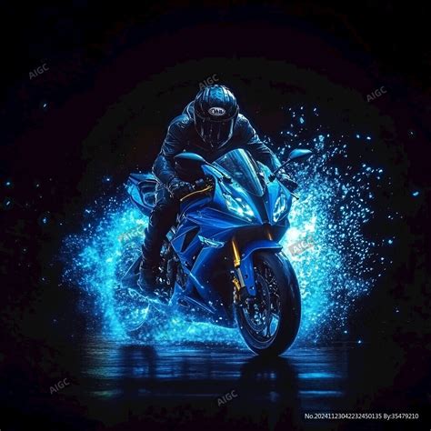 Ai创作图摩托车kv 摩托车背景图 光影摩托 摩托车主视 高清摩托车 动感炫酷科技 炫酷摩托车骑手头像 酷炫摩托车 炫酷摩托车 炫酷动感科技 摩托车种类 摩托车素材 炫彩动感光影 蓝黑色炫酷