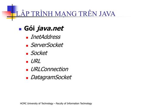 Ppt Java Network Programming Powerpoint Presentation Free Download