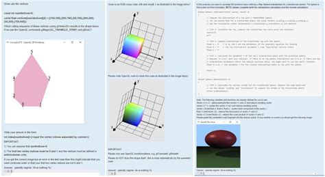 Examples Of Coderunnergl Questions About Opengl Primitives Left 3d Download Scientific