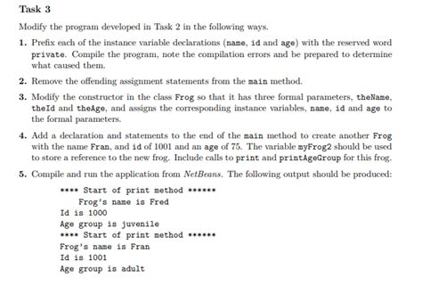 Solved Task 1 Following Class Definitions Included Public Class