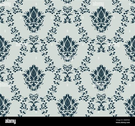 Seamless Damask Pattern Stock Vector Image Art Alamy