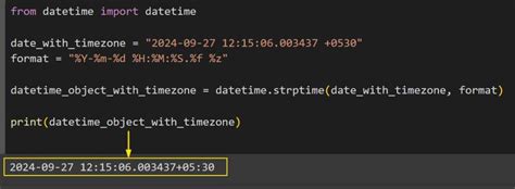Convert Python String To Datetime With Timezone
