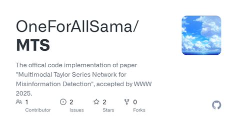Github Oneforallsamamts The Offical Code Implementation Of Paper