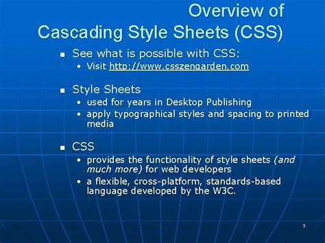 css n cascading style sheets 1 style sheets