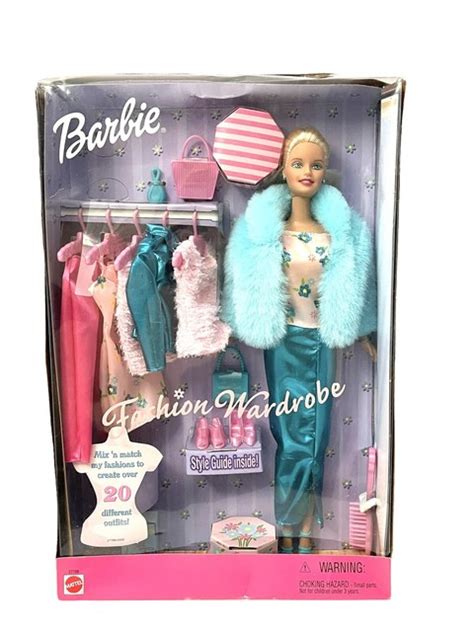 Barbie Fashion Wardrobe Doll Play Set 1999 Mattel 27788 For Sale Online