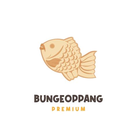 붕어빵 붕어빵 어묵 길거리 음식의 만화 그림 프리미엄 벡터
