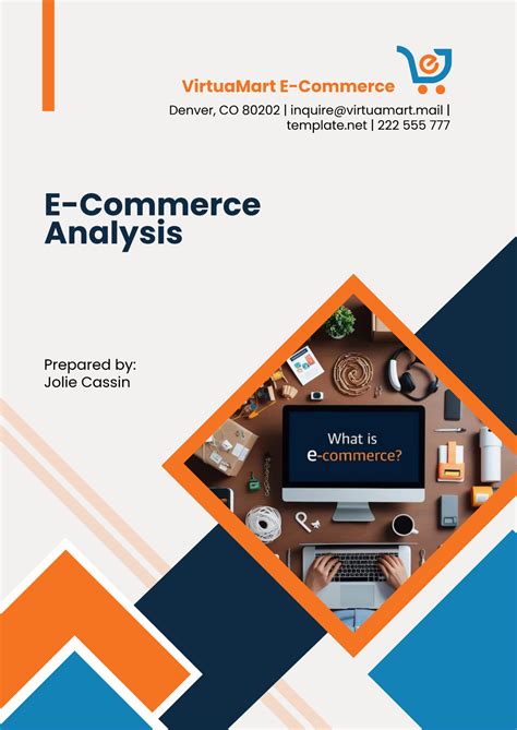 Free E Commerce Analysis Template To Edit Online