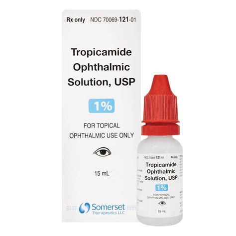Somerset Tropicamide Ophthalmic Solution 1 15ml