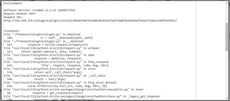 Plex Plugin Fail Truenas Community