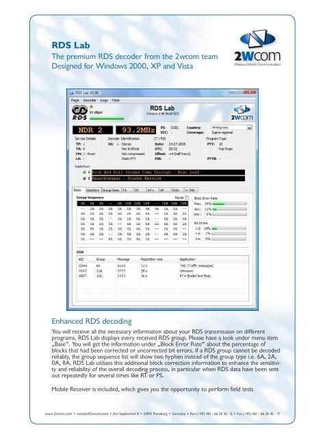 Rds Lab Decoding Software 2wcom