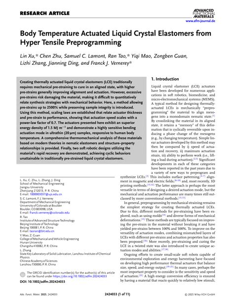 Body Temperature Actuated Liquid Crystal Elastomers From Hyper Tensile