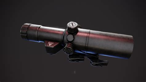 3d Model Npz Po156 Scope Vr Ar Low Poly Cgtrader