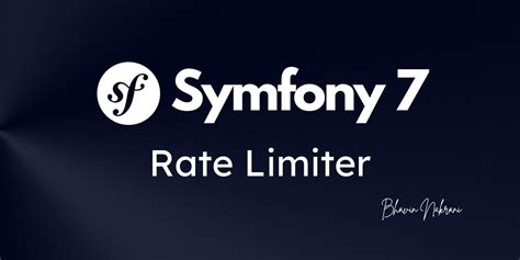 rate limiter in symfony 7 symfony rate limiter — how to… by bhavin