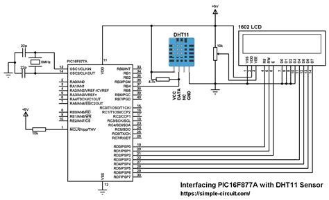 Interfacing DHT11 Sensor With PIC16F877A CCS C Compiler