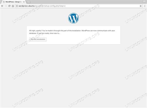 install wordpress on ubuntu 18 04 bionic beaver linux linux tutorials learn linux configuration