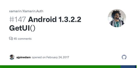 Android Getui Issue Xamarin Xamarin Auth Github