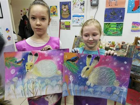 Рисование детям ИЗОстудия Просвещения 62 Bambini Arte Pittura