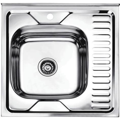 Мойка из нержавеющей стали накладная 60x60 см Ledeme L96060-6L купить в ...