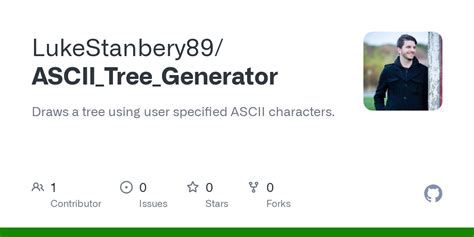 Github Lukestanbery89asciitreegenerator Draws A Tree Using User