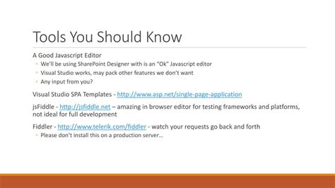 Ppt Getting Started With Knockout Jquery And Rest In Sharepoint Powerpoint Presentation Id