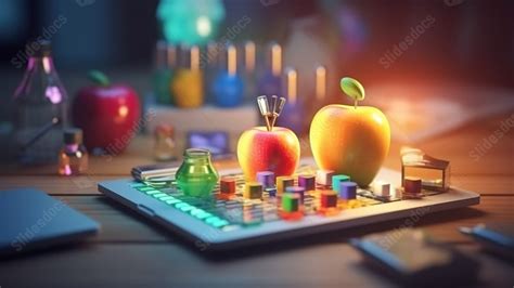 Educational Science Lab In D Rendering Featuring Students Conducting Experiments Using