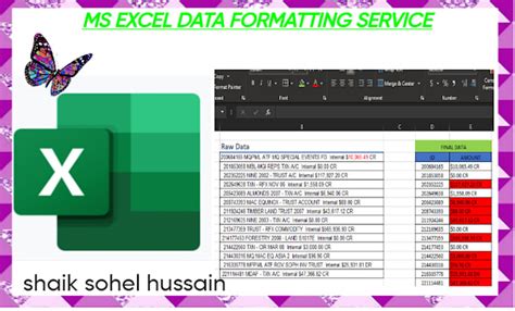Do Data Formatting In Ms Excel By Sohelhussain Fiverr