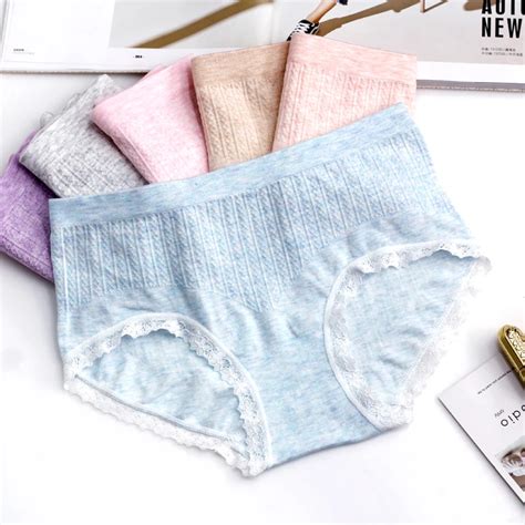 여성 생리 기간 속옷 낮은 상승 산후 팬티 스트레치 누출 방지 코튼 C 섹션 힙 스터 팬티여성용 팬티 Aliexpress