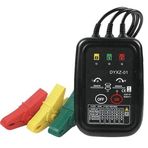 New Dyxz 01 Voltage Indicator Tester Non Contact Phase Sequence Detector Detector Meter Led