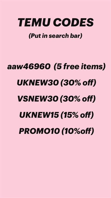 Temu Codes And Discounts Useful Life Hacks Life Money Hacks Get