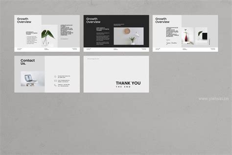 公司业务战略发展介绍ppt幻灯片模板 艺字网