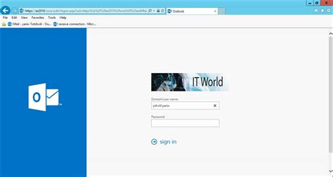 Customize The Outlook Web App OWA Sign In Page In Exchange IT World Technology Site