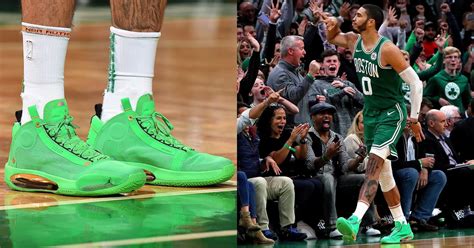 選手實著 個人標誌亮相 Jayson Tatum 主場開幕戰上腳 Air Jordan Xxxiv Pe