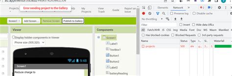 Unable To Publish To Gallery Bugs And Other Issues MIT App Inventor Community