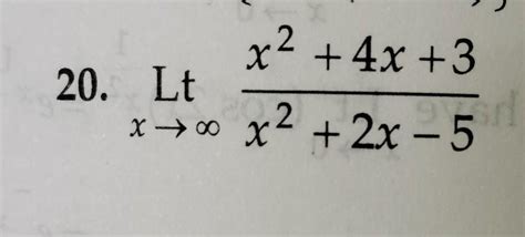 Limit Problem Brainly In