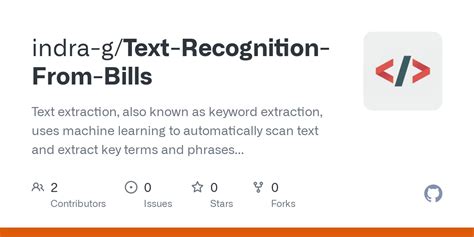 Github Indra Gtext Recognition From Bills Text Extraction Also Known As Keyword Extraction