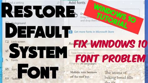easily fix windows font problem how to restore default font in hot sex picture