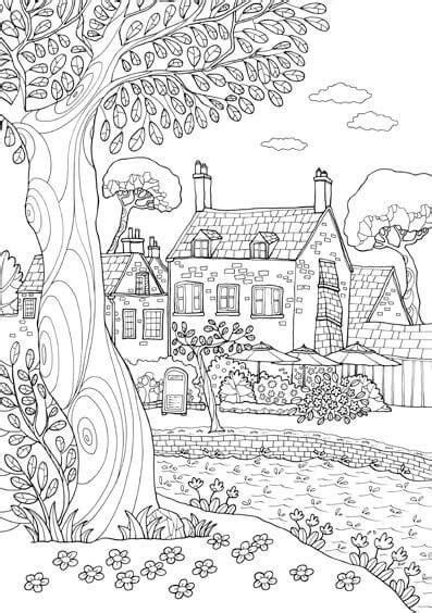 Mandalas Dibujos De Paisajes Para Colorear E Imprimir Para Adultos Para