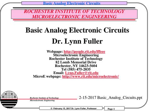 Solution Basic Analog Circuit Studypool