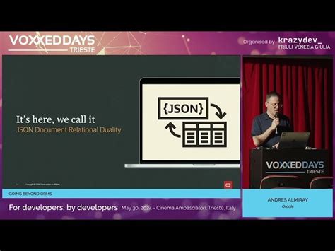 free video going beyond orms exploring json duality views from