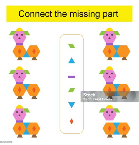 누락 된 부품을 연결하십시오 주의력과 논리 개발을위한 과제 0명에 대한 스톡 벡터 아트 및 기타 이미지 0명 개념 교육 Istock