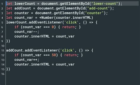 Building A Counter Page Using Javascript