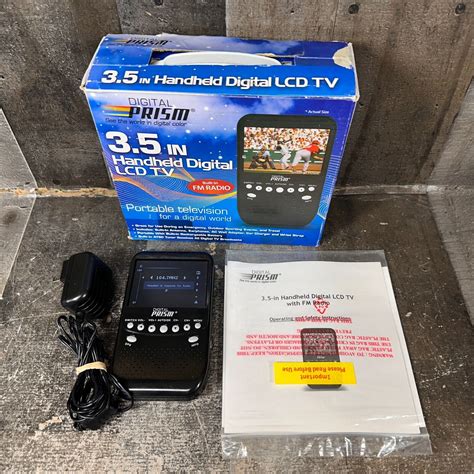 Digital Prism 480i Lcd Handheld Digital Tv Black 884118069780 Ebay