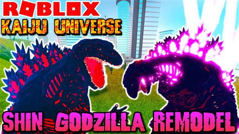 Roblox Kaiju Universe Shin Godzilla Remodel Showcase Youtube My Xxx