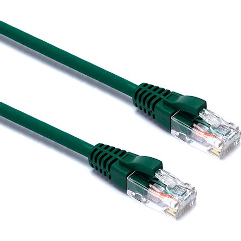 Excel Cat Patch Lead U UTP Unshielded LSOH Blade Booted M Green Industrial Network Cable
