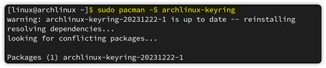 How To Update Keyring On Arch Linux Linux Genie
