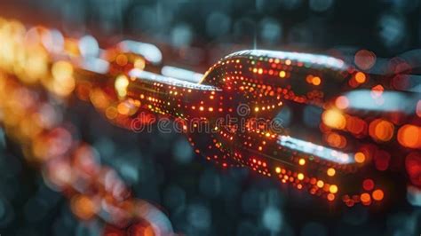 Blockchain Technology Revolutionizing The Future Of Digital Transactions Stock Illustration